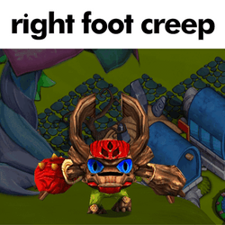 Cartoon Right Foot Creep GIF | GIFDB.com