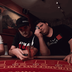 Casino Players Toss Their Poker Chips GIF | GIFDB.com