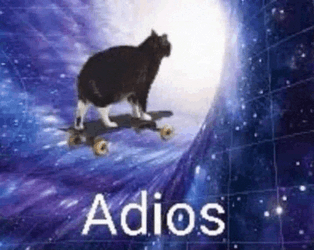 Cat Adios Galaxy Cat Meme GIF | GIFDB.com