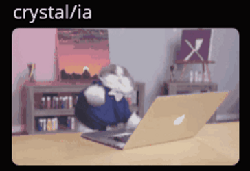 Cat On Computer Typing Excitedly GIF | GIFDB.com