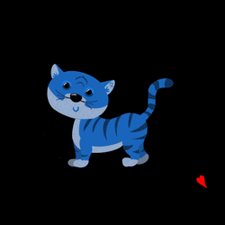 Cat Sending Good Vibes Hearts GIF | GIFDB.com