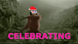 Celebrating Dancing Monkey GIF | GIFDB.com