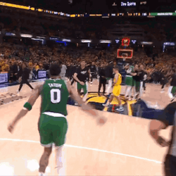 Celtics Jayson Tatum Celebratory Bump GIF | GIFDB.com