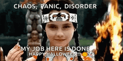 Chaos Panic Disorder My Job Here Is Done GIF | GIFDB.com