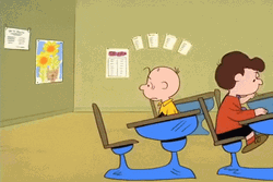 Charlie Brown Going Out From Room GIF | GIFDB.com