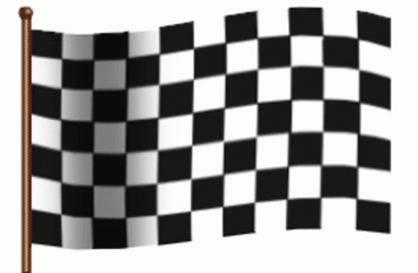 Checkered Waving Flag GIF | GIFDB.com