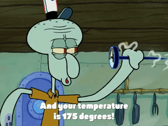 Checking Temperature Squidward Tentacles Spongebob Squarepants GIF | GIFDB.com