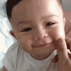 Cheeky Pinch Baby GIF | GIFDB.com