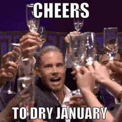 Cheers To Dry January GIF | GIFDB.com