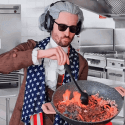 Chef Cooking Burning In The Pan GIF | GIFDB.com