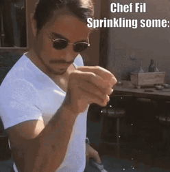 Chef Salt Bae Sprinkling Some GIF | GIFDB.com