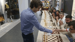 Chess Master Simultaneous Matches GIF | GIFDB.com