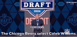 Chicago Bears Select Caleb Williams GIF | GIFDB.com