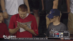 Chicago Cubs Scorer Celebrates GIF | GIFDB.com