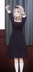 Anime Chika Dance Handshake Headshake GIF | GIFDB.com