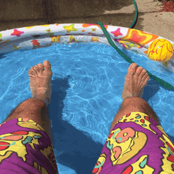 Chilling On A Kiddie Pool GIF | GIFDB.com