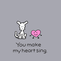 Chippy The Dog And Heart Love GIF | GIFDB.com