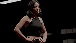 Chloe Bennet Flirting Biting Lower Lip GIF | GIFDB.com