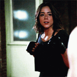 Chloe Bennet Flirting Biting Lower Lip GIF | GIFDB.com