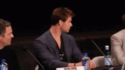 Chris Hemsworth Movie Press Conference GIF | GIFDB.com