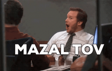 Chris Pratt Shock Mazel Tov GIF | GIFDB.com