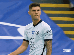 Christian Pulisic Chest Pump Heaven Pointing GIF | GIFDB.com