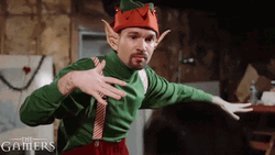 Christmas Elf Man Angry Spits GIF | GIFDB.com
