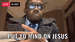 Church Pastor Preaching Live Put Mind On Jesus GIF | GIFDB.com