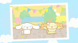 Cinnamoroll White Furry Cute Dog Dancing GIF | GIFDB.com