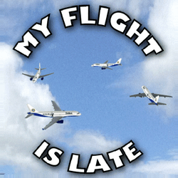 Circling Planes Flights Are Delay GIF | GIFDB.com