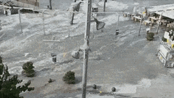 City Flood Water Gushing Washed Away GIF | GIFDB.com