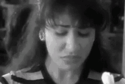 Classic Selena Quintanilla Sad Shaking Head GIF | GIFDB.com