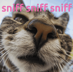 Close Up Cat Funny Sniffing Face GIF | GIFDB.com