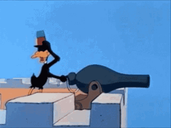 Clumsy Cartoon Daffy Duck GIF | GIFDB.com