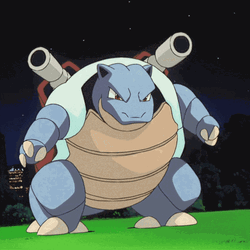 Cocky Blastoise Taunting Laugh GIF | GIFDB.com
