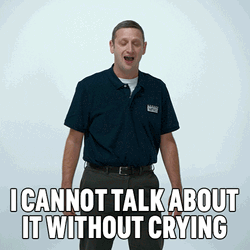 Cocky Tim Robinson Can't Talk Without Crying GIF | GIFDB.com