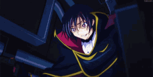 Code Geass Lelouch Lamperouge Laughing In His Seat GIF | GIFDB.com