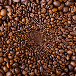 Coffee Beans Roast Vortex Loop GIF | GIFDB.com