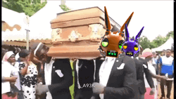 Coffin Dance Dancers With Robotic Face GIF | GIFDB.com