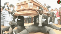 Coffin Pallbearers Dance Group Ground GIF | GIFDB.com