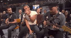 Coldplay Performing While Sitting Snl GIF | GIFDB.com