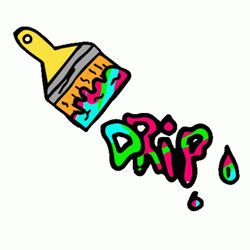 Colorful Brush Drip For Coloring GIF | GIFDB.com