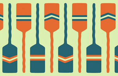 Colorful Canoe Paddle GIF | GIFDB.com