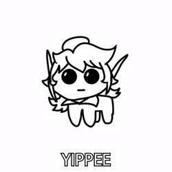 Colorful Confetti Yippee Creature GIF | GIFDB.com