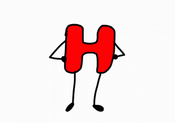 Colorful H Stickman GIF | GIFDB.com