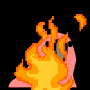 Colorful Party Parrot On Fire GIF | GIFDB.com