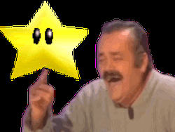 Comedian El Risitas Spinning Star Kekw Sticker GIF | GIFDB.com
