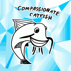 Compassionate Catfish Heart GIF | GIFDB.com