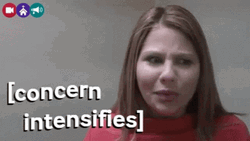 Concerned Intensifies Scared Lady GIF | GIFDB.com