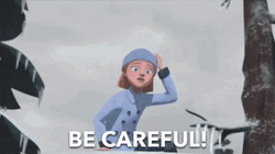 Concerned Kid Says Be Careful GIF | GIFDB.com